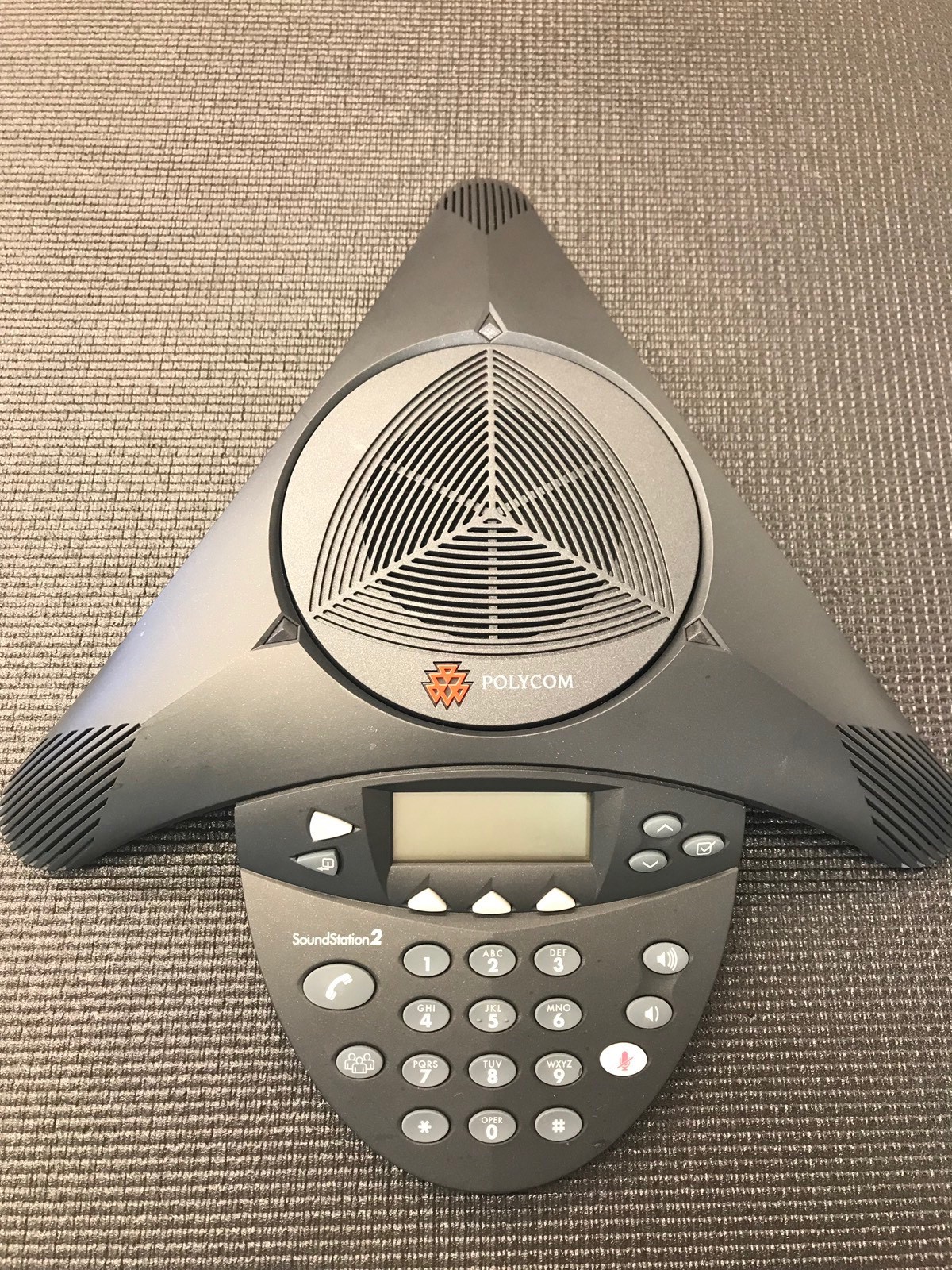 Polycom SoundStation 2 2201-16000-601 Conference Phone Non expandable ...