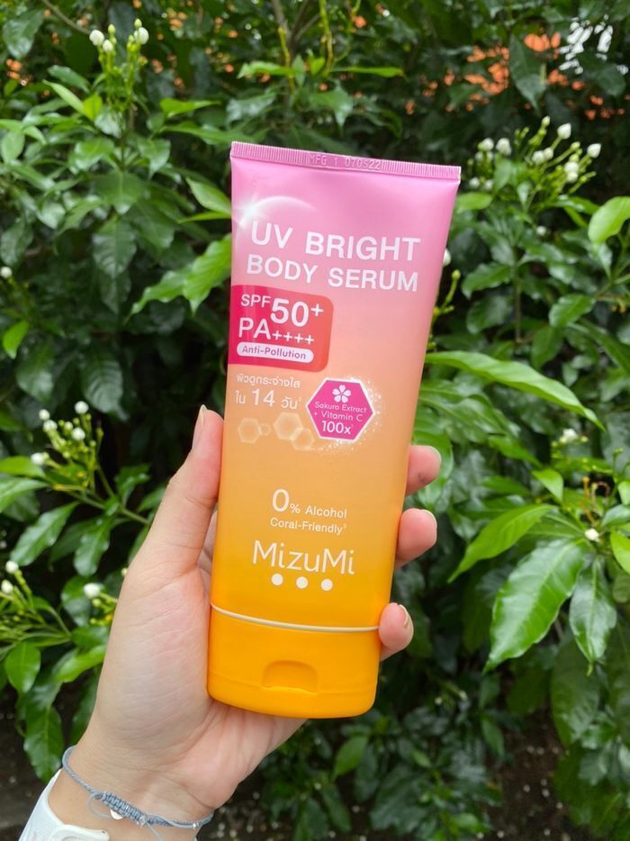 MizuMi UV Bright Body Serum Sunscreen light comfortable fragrant skin ...