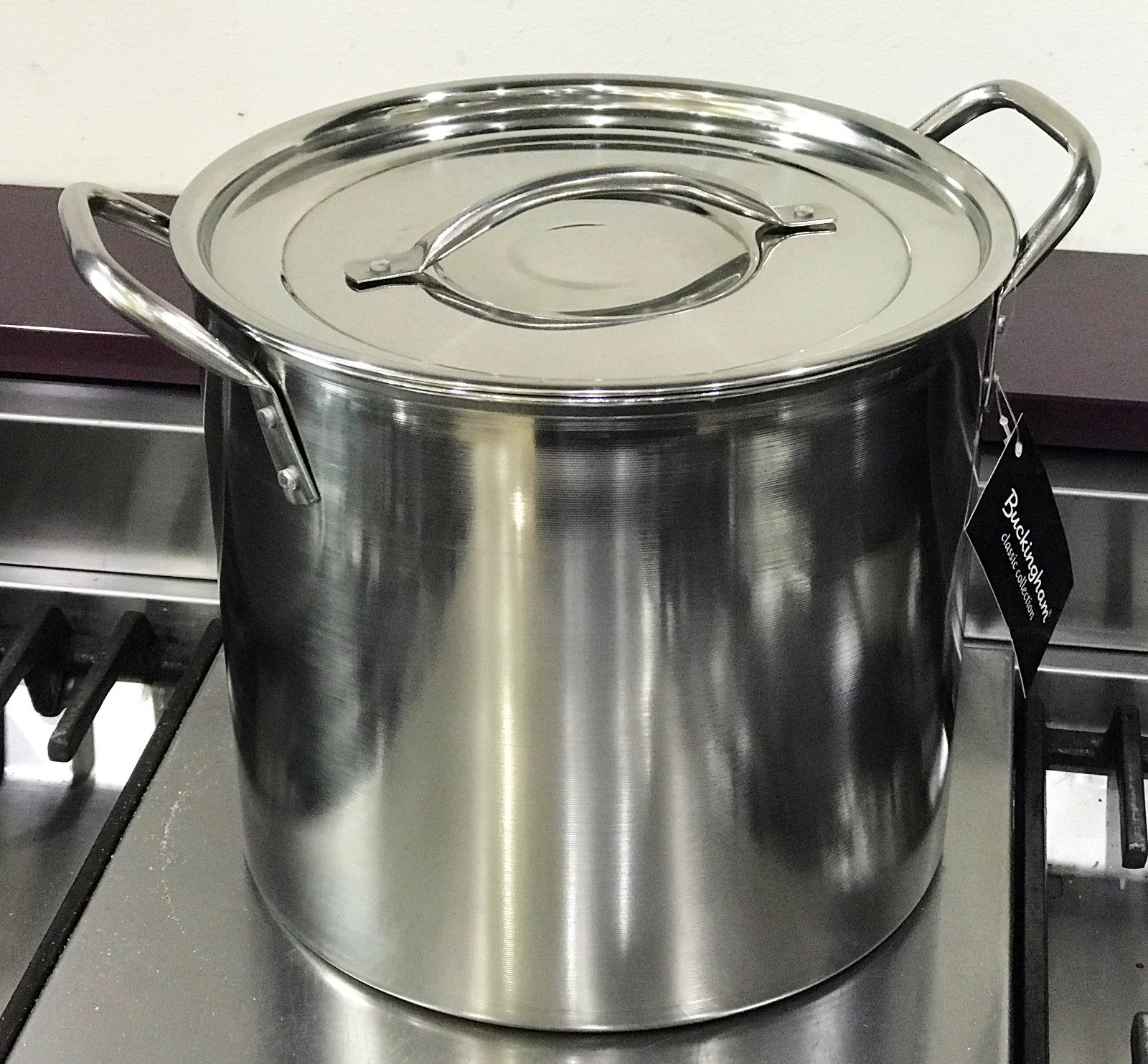 Stainless Steel Large Stock Pot Brew Boiling Stew Soup Cooking Pot by ...