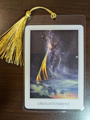 "ENLIGHTENMENT" Bookmark Oracle Sacred Deck Card NEW Destiny Gift Tarot ...