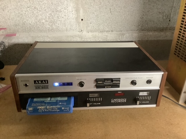 AKAI CR-80D 8 TRACK STEREO CARTRIDGE RECORDER TAPE DECK VINTAGE | eBay