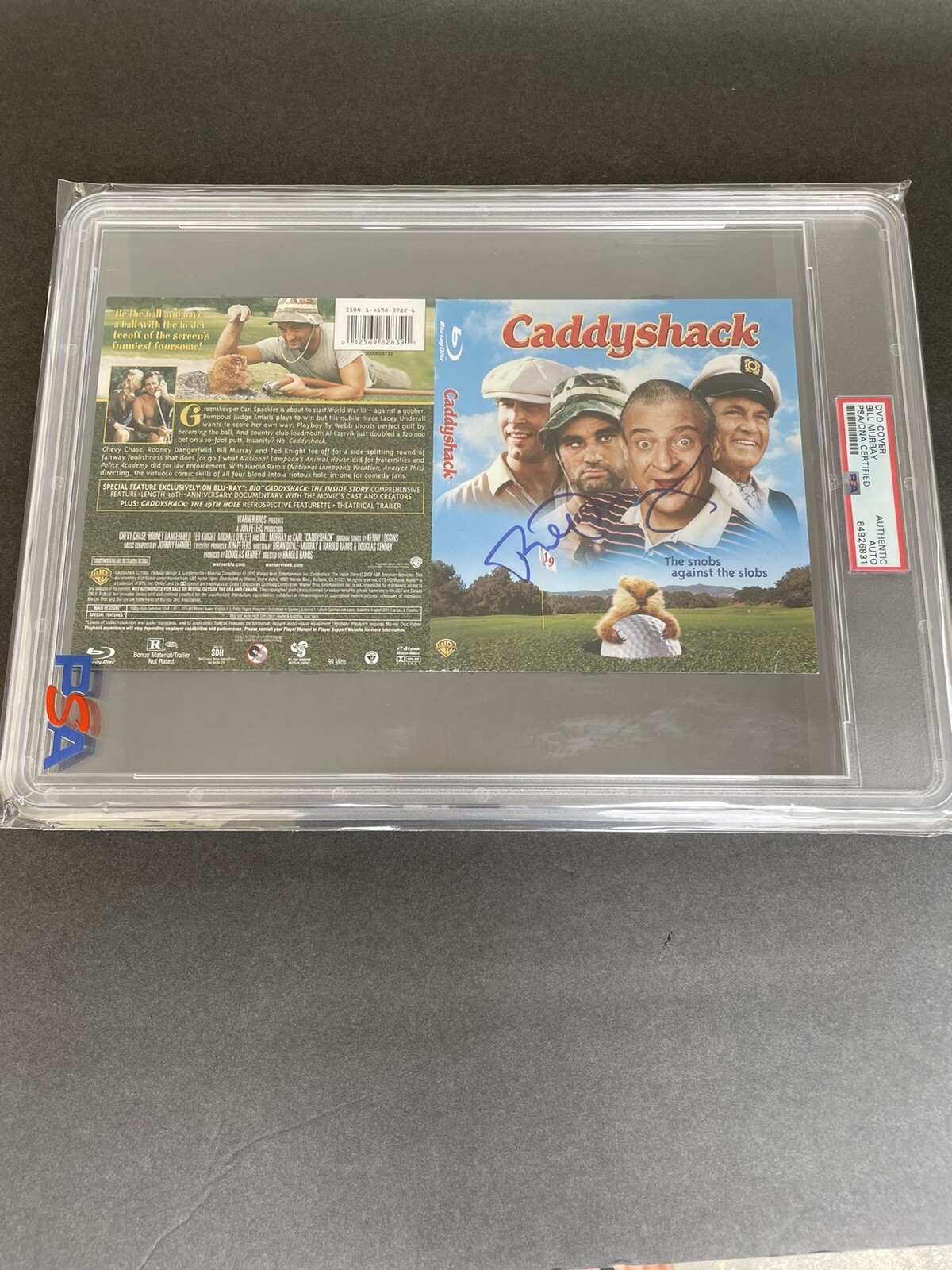 Bill Murray Autograph Caddyshack BluRay DVD PSA Encapsulated RARE | eBay
