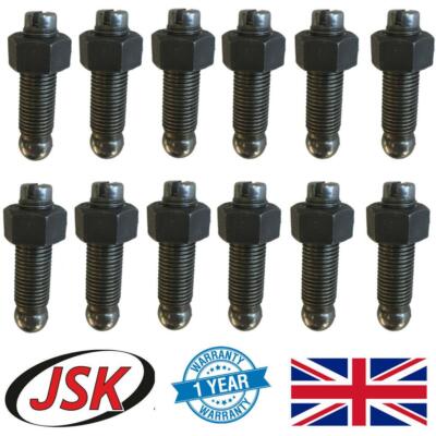 12pc Rocker Arm Adjuster Slotted Screw for Cummins 8.3 6C 6CT 6CTA Case ...