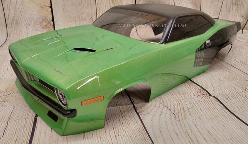 72 Plymouth Barracuda Custom Painted RC Body 1/10 WB 335mm /22S/DR10 ...