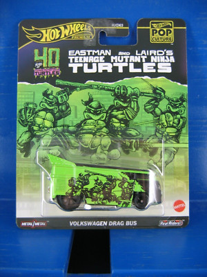 HOT WHEELS POP CULTURE TEENAGE MUTANT NINJA TURTLE VOLKSWAGEN DRAG BUS ...
