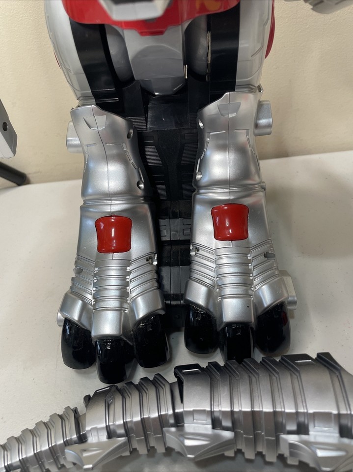 Power Rangers Time Force Quantasaurus Rex Megazord Q-Rex Incomplete Bad ...