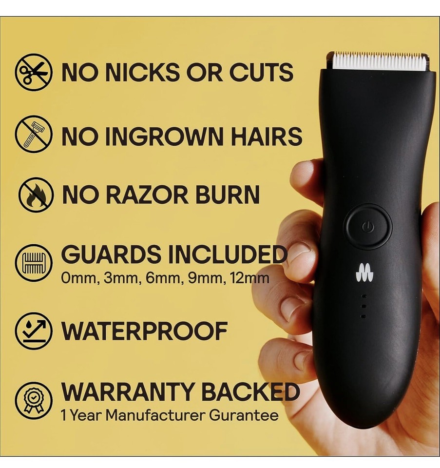MERIDIAN Manscape Original Body Hair Trimmer for Men and Women ...
