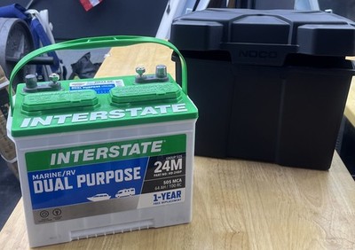 Interstate Marine/RV Dual Purpose Battery | eBay