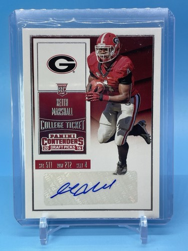 2016 Contenders Draft Picks ~ KEITH MARSHALL ~ RC Ticket AUTO ...