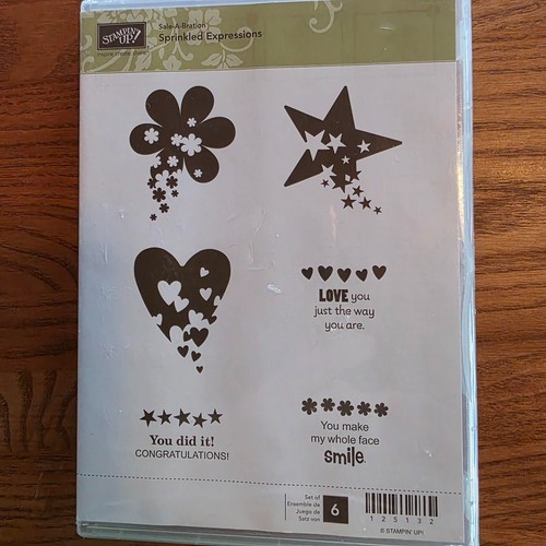 Stampin' Up! Sprinkled Expressions Rubber Stamp Set | eBay