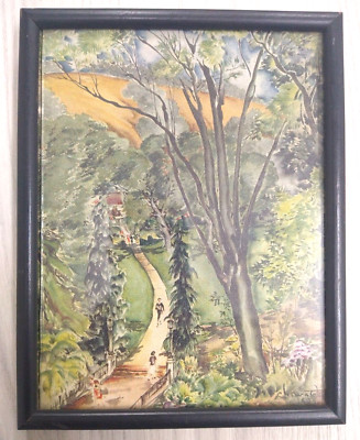 Chiura Obata 8 1/2" x 6 1/2" Framed Watercolor Print | eBay