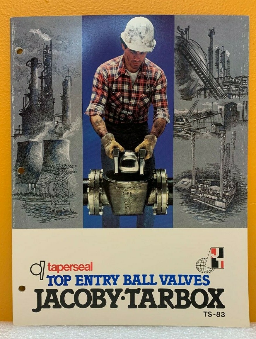 Jacoby Tarbox Corporation Taperseal Top Entry Ball Valves Catalog TS-83 ...