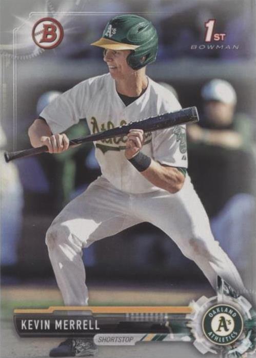 2017 Bowman Draft - Kevin Merrell #BD-175 Silver /499 (RC) for sale ...