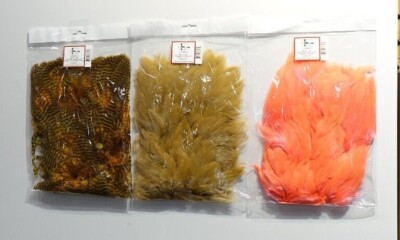 Keough SOFTHACKLE PATCH grizzly-golden brown tan peach Game Changer ...