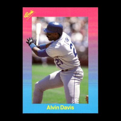 Alvin Davis 1989 Classic Travel Seattle Mariners #81 R320I 26 | eBay
