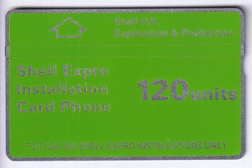 OFFSHORE ECOSSE TELECARTE / PHONECARD .. SHELL EXPRO 120U L&G 204B NOTCHED | eBay