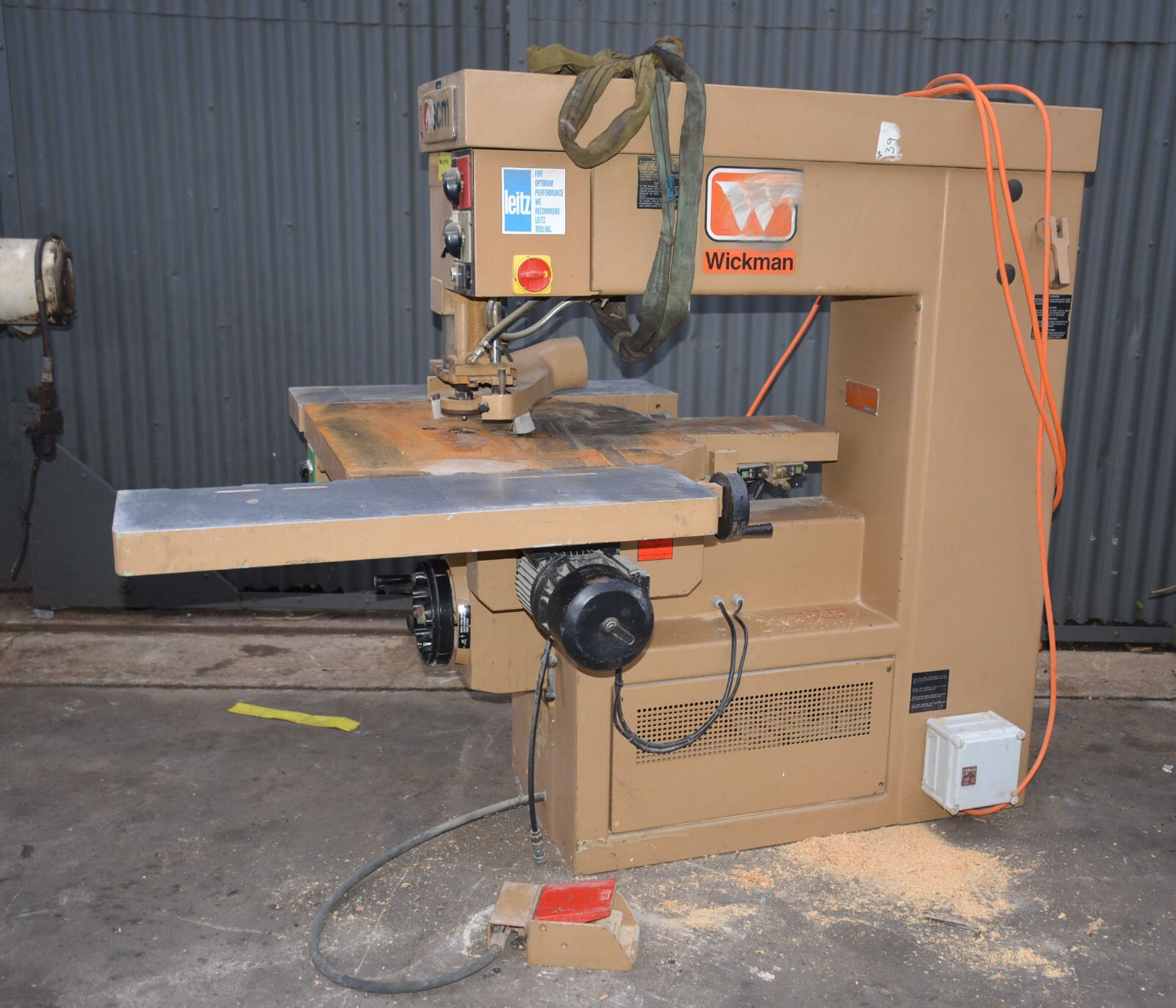 Wickman SCM router timber overhead manual wood woodworking - think it's ...