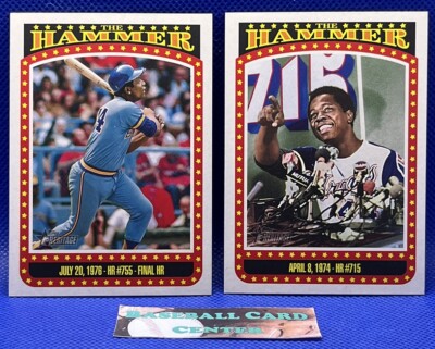 2023 Topps Heritage High The Hammer Hank Aaron Complete Your Set U-Pick ...