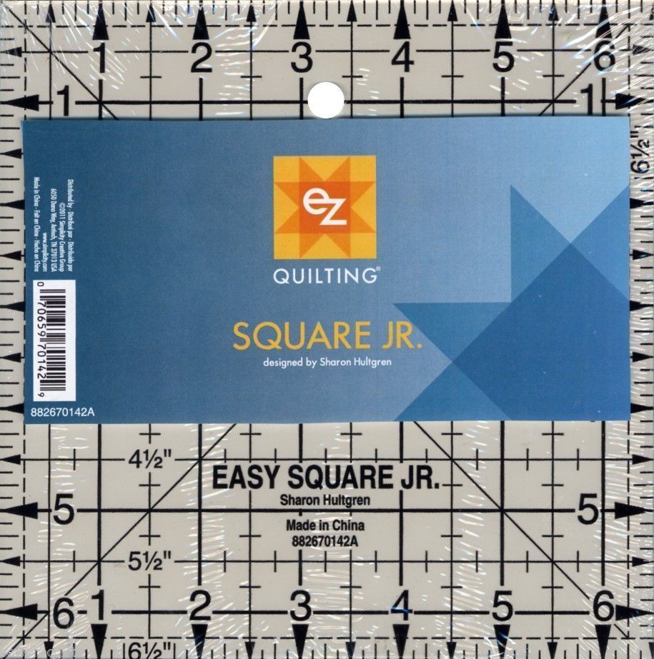 EZ Quilting Quilters Craft Patchwork Square Rectangle Ruler Triangle 51 ...