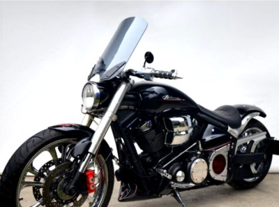 YAMAHA XV 1700 Road Star Warrior (02-10) LOW TOURING WINDSCREEN SCREEN ...