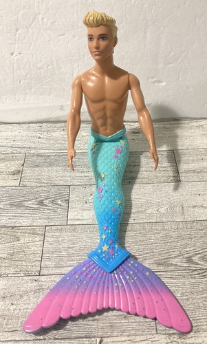 Mattel Barbie Dreamtopia Mermaid Merman Ken Doll Ken Barbie Doll 2018 ...