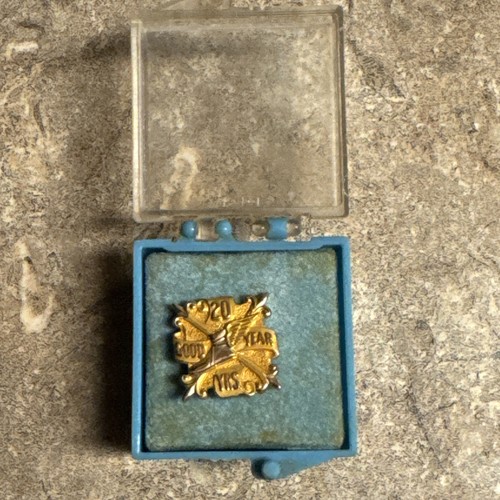 Vintage GOODYEAR TIRE Employee Service Pin 20 Years 1/10 10k GOLD wing ...