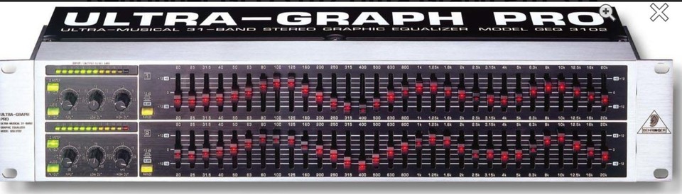 Behringer Ultra-Graph Pro GEQ3102 Ultra-Musical 31-Band Stereo Graphic Equalizer | eBay