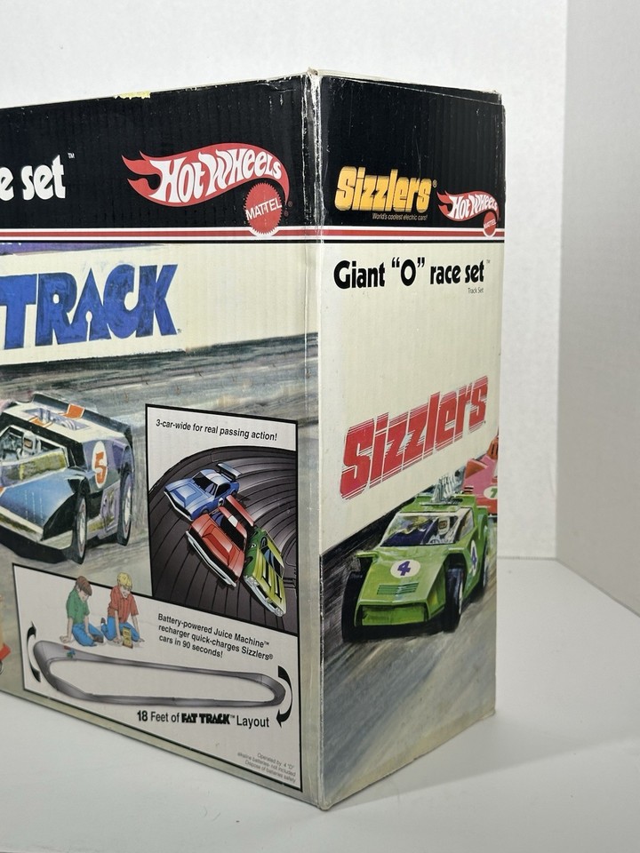 BRAND NEW SEALED Hot Wheels Sizzlers Giant "O" Race Set W/Angeleno M70 ...