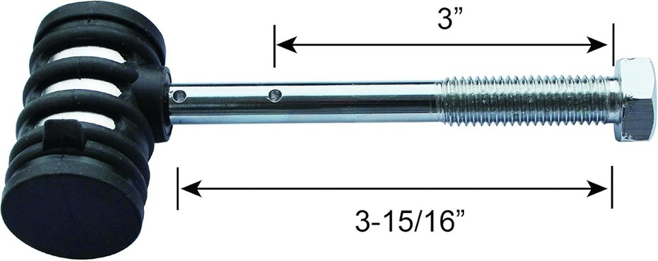 Threaded traction locking pin, suitable for bicycle frames (only this ...