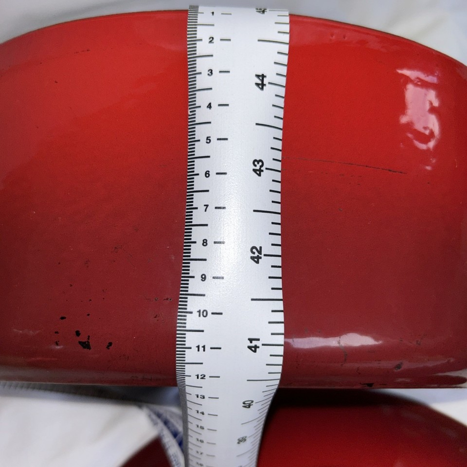 Denby Red Large Oval Cast Iron Pot Casserole Oven Roasting Dish ...