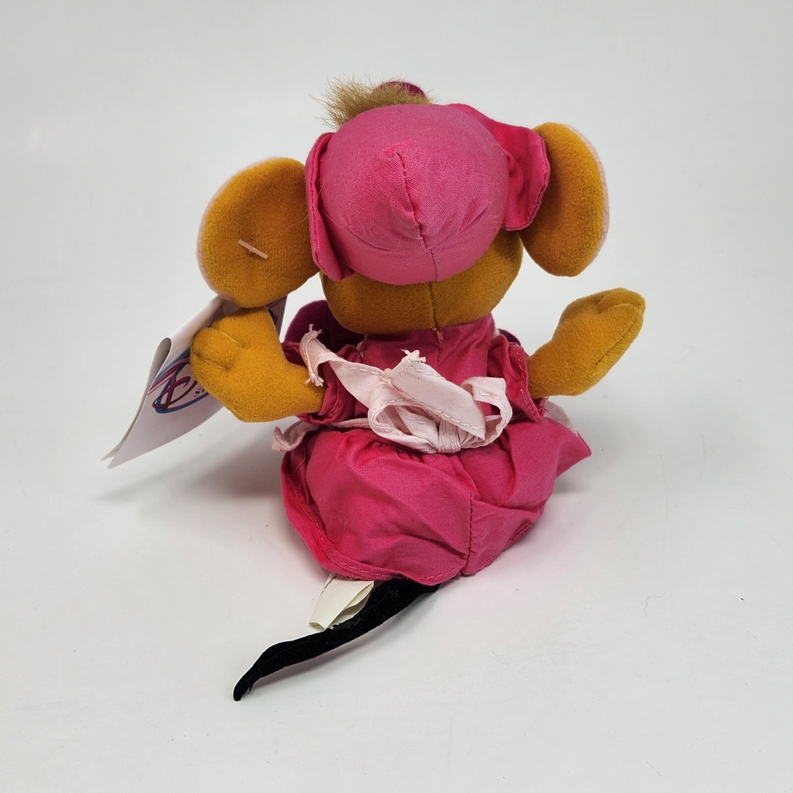 6" DISNEY STORE CINDERELLA SUZY MOUSE STUFFED ANIMAL PLUSH TOY BEAN BAG ...