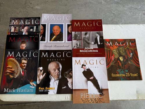 Magic Magazine for Magicians 2016 (MISSING SEP-DEC) Martin Lewis, 25th ...
