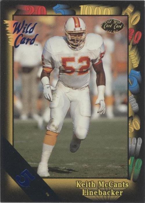 1991 Wild Card - Keith McCants #96 5 Stripe for sale online | eBay