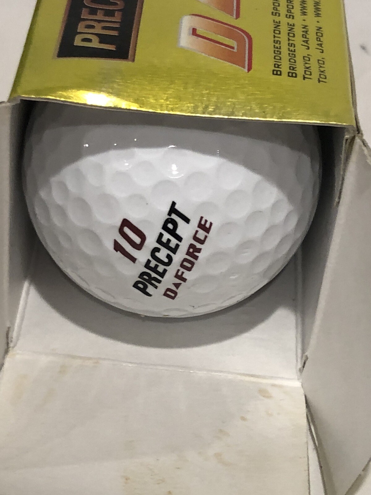 Precept D-Force Firestone Logo Brand New - Set Of 6 Golf Balls 1/2 ...