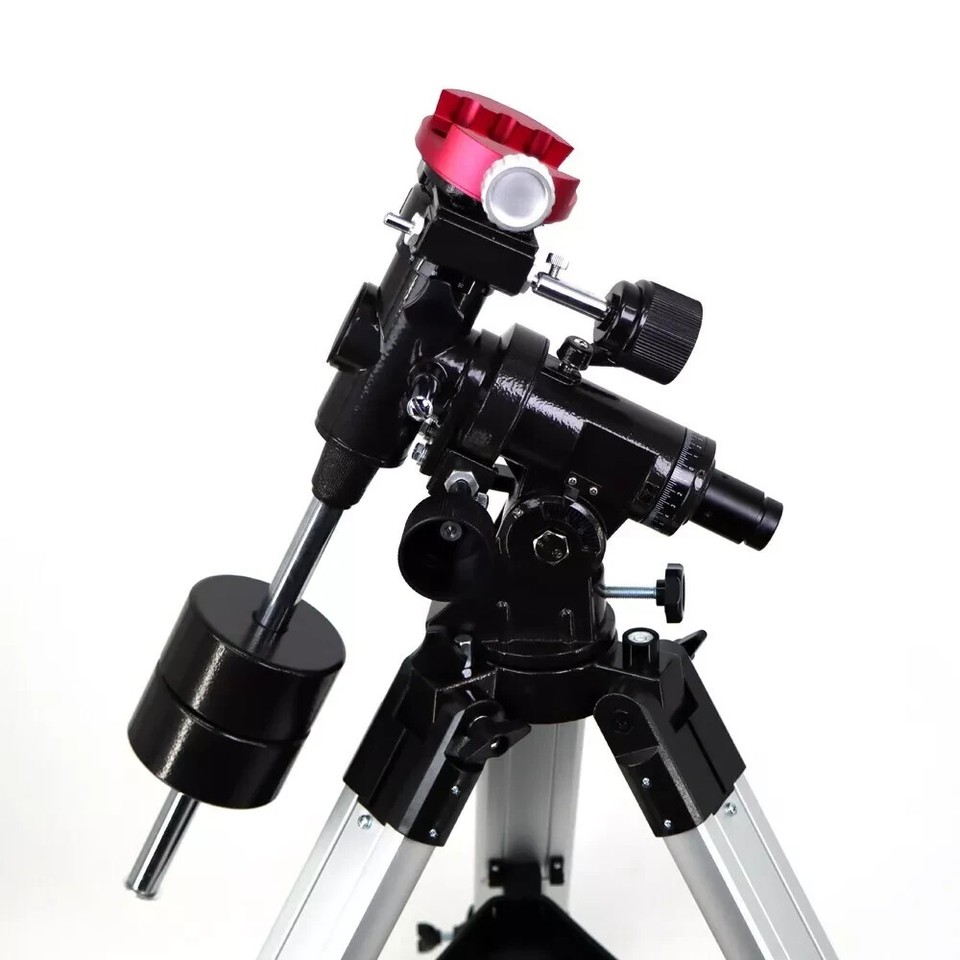 EQ4 Equatorial telescope tripod mounting base pole axis sight dovetail ...