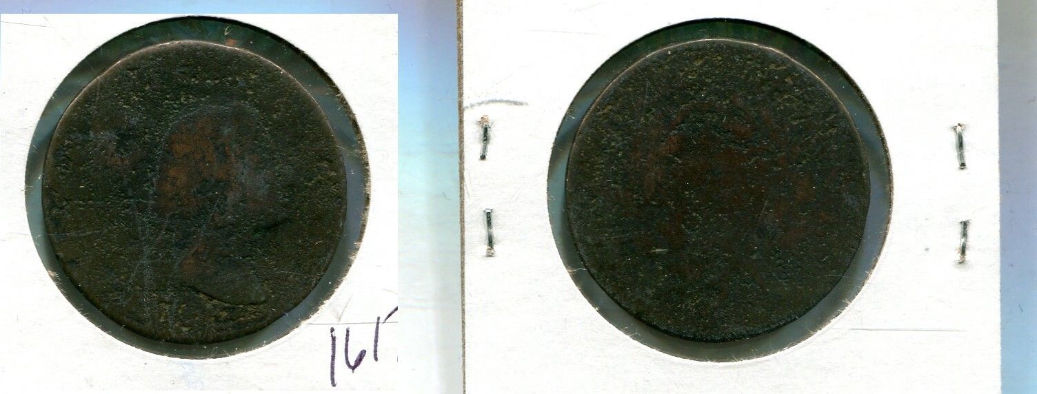 1796 DRAPED BUST LARGE CENT TYPE COIN GOOD PITTED 1617T | eBay