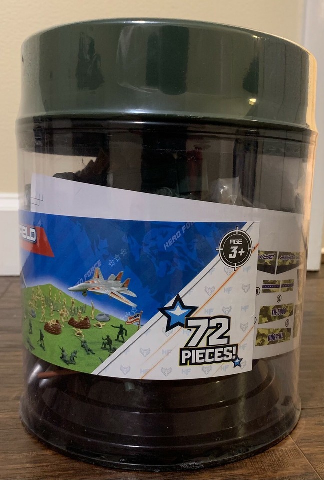 Hero Force Battlefield Playset 72 Pieces Decal Sheet New Sealed War ...