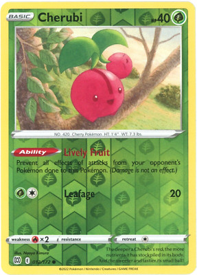 Cherubi (Reverse Holo) - Brilliant Stars - Pokemon | eBay