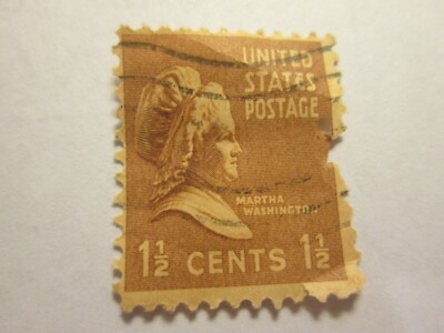 ONE AND 1/2 CENT MARTHA WASHINGTON POSTAGE STAMP | eBay