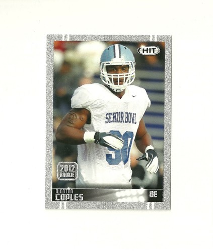 2012 SAGE HIT Silver #69 Quinton Coples 12R New York Jets North ...