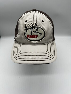 Rocky Mountain Elk Foundation "RMEF" Adjustable Embroidered Hat | eBay