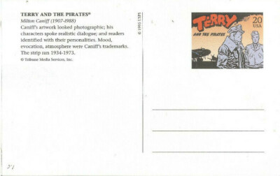Entire Postcard USA classic comics Terry & the Pirates 1995 | eBay
