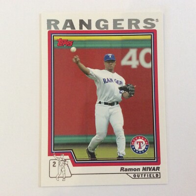 2004 Topps #576 Ramon Nivar Texas Rangers | eBay
