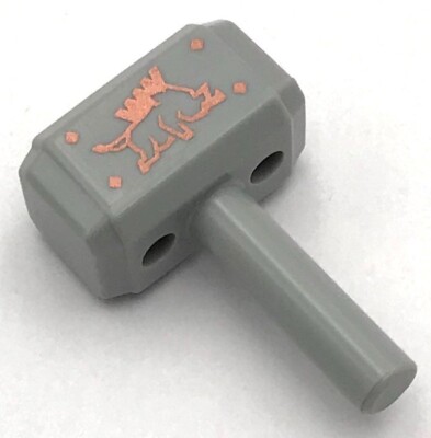 Lego New Light Bluish Gray Minifigure Utensil Tool Sledgehammer Mjolnir ...