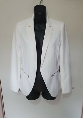 BNWT Womens Dotti Formal White Blazer Size 6 RRP $80 | eBay Australia