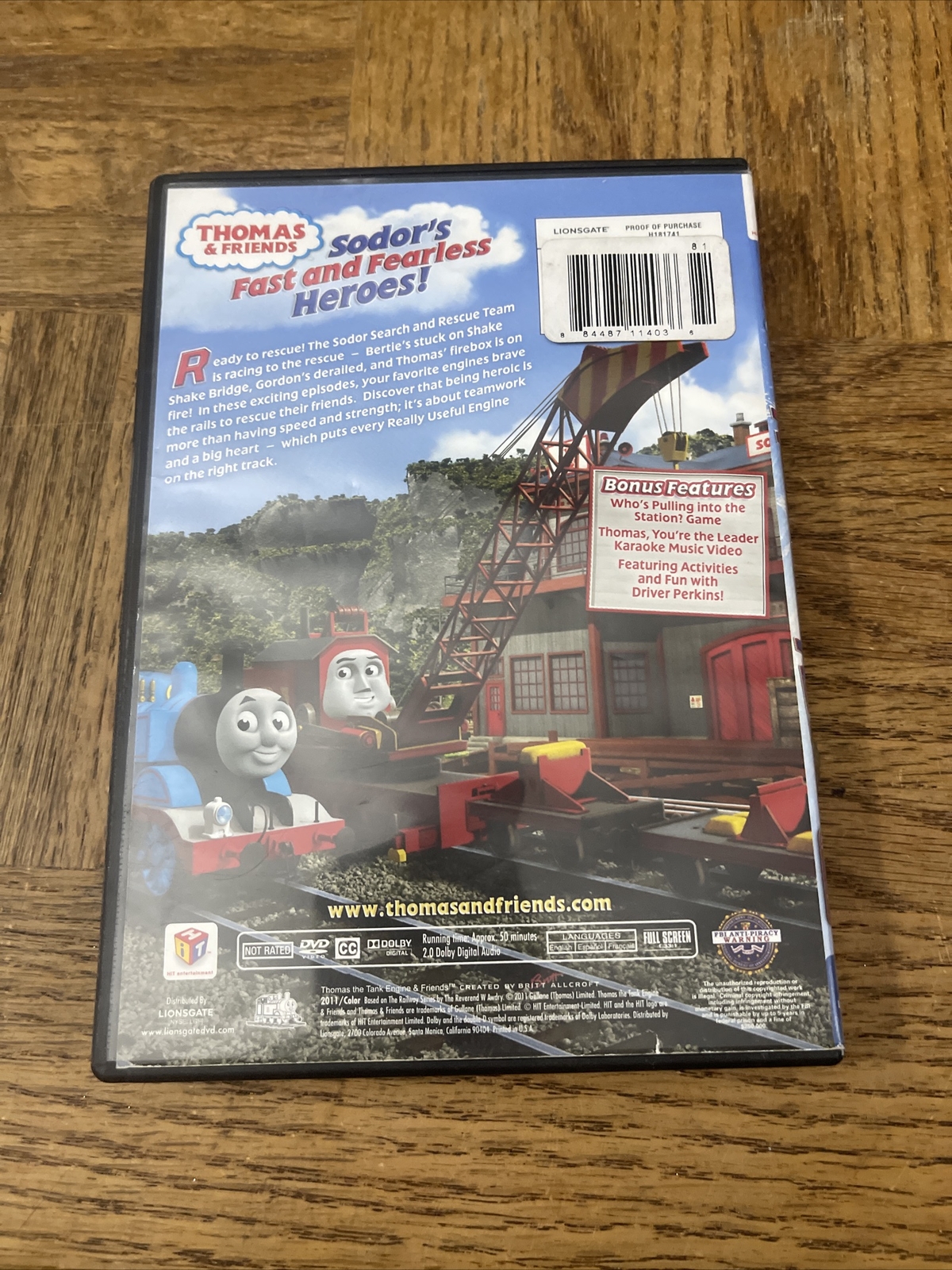 Thomas & Friends Rescue on the Rails DVD-RARE VVINTAGE-SHIPS N 24 HRS ...