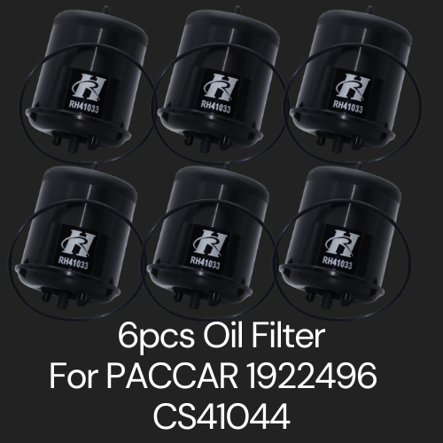 Oil Filter CS41044 for PACCAR 19222496 | Heavy-Duty Truck Fit | 6-pack ...