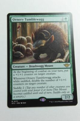 MTG Ornery Tumblewagg x1- -Outlaws of Thunder Junction-Near Mint | eBay