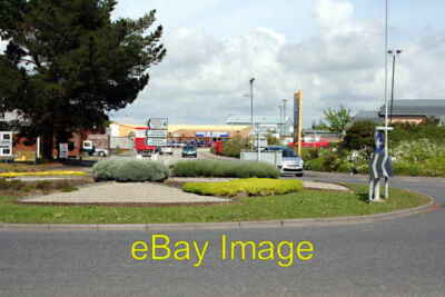 Photo 6x4 Roundabout at the Entrance to a Trading Estate Saltash/SX4258 ...