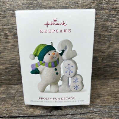 Hallmark Frosty Fun Decade 2018 Keepsake Ornament B3 | eBay